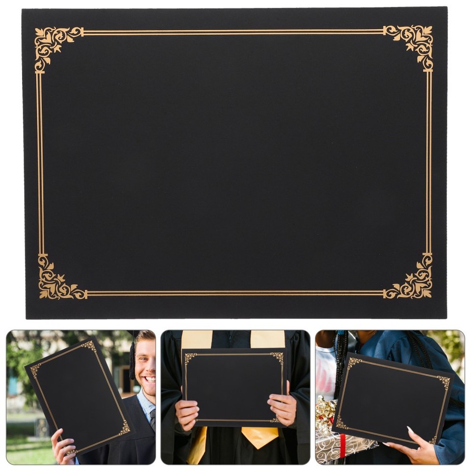 3 Pcs Paper Certificate Envelope Document Cover Protector Award Holder ...