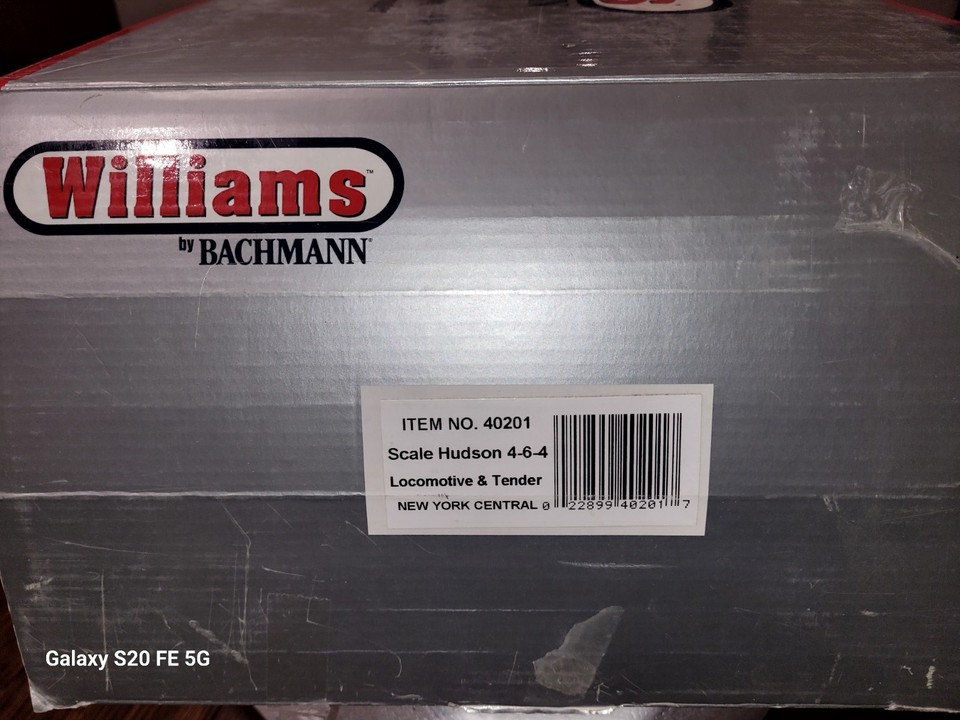 Williams NY CENTRAL SCALE HUDSON 4-6-4 #40201 Locomotive And Tender | eBay