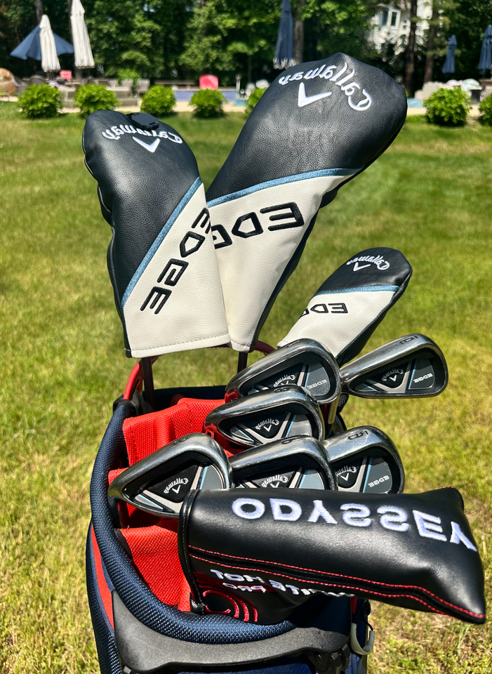 LEFTY (NEW) Callaway Edge Complete Golf Set - Steel Reg Flex (Bag Not ...