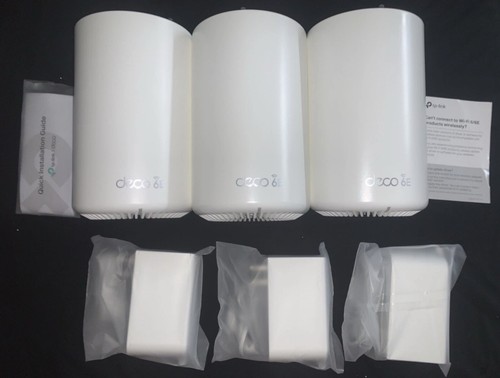 TP-Link Deco XE5300 AXE5300 Wi-Fi 6E Tri-Band Mesh WiFi System 3-Pack ...