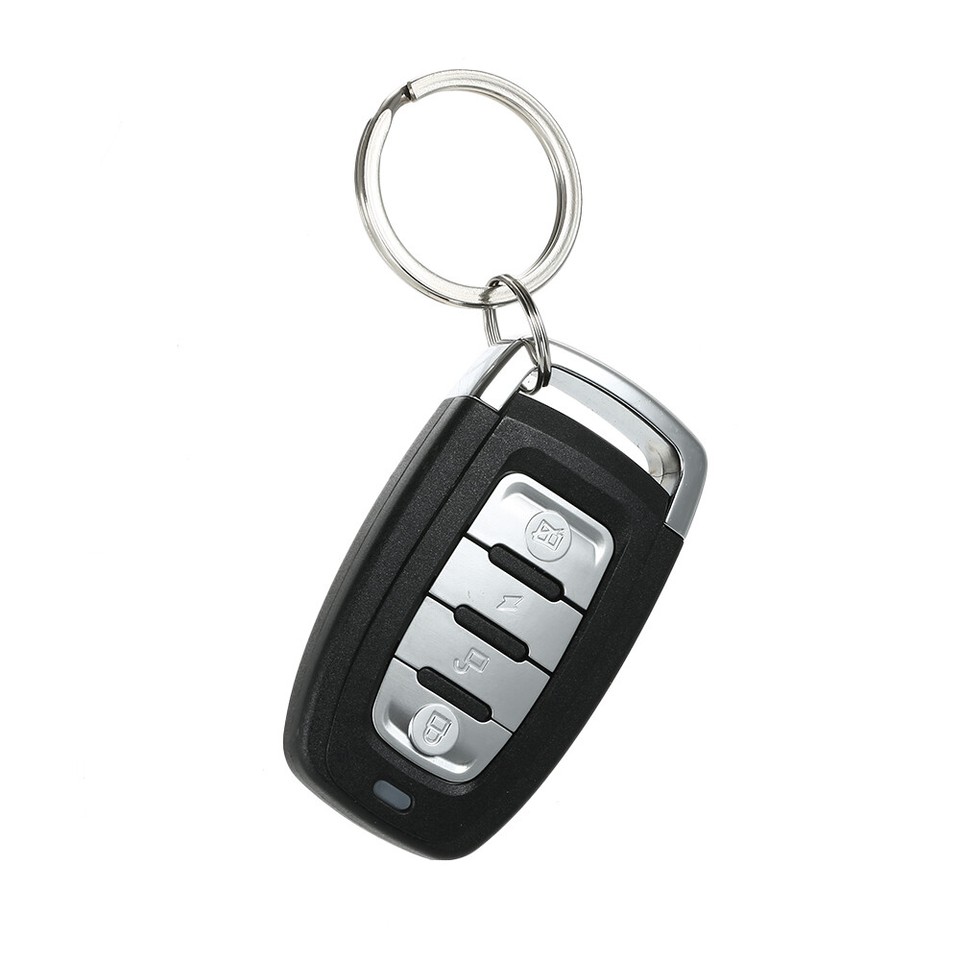 Car Alarm Security System Universal Car Keyless Entry System with 2Key ...