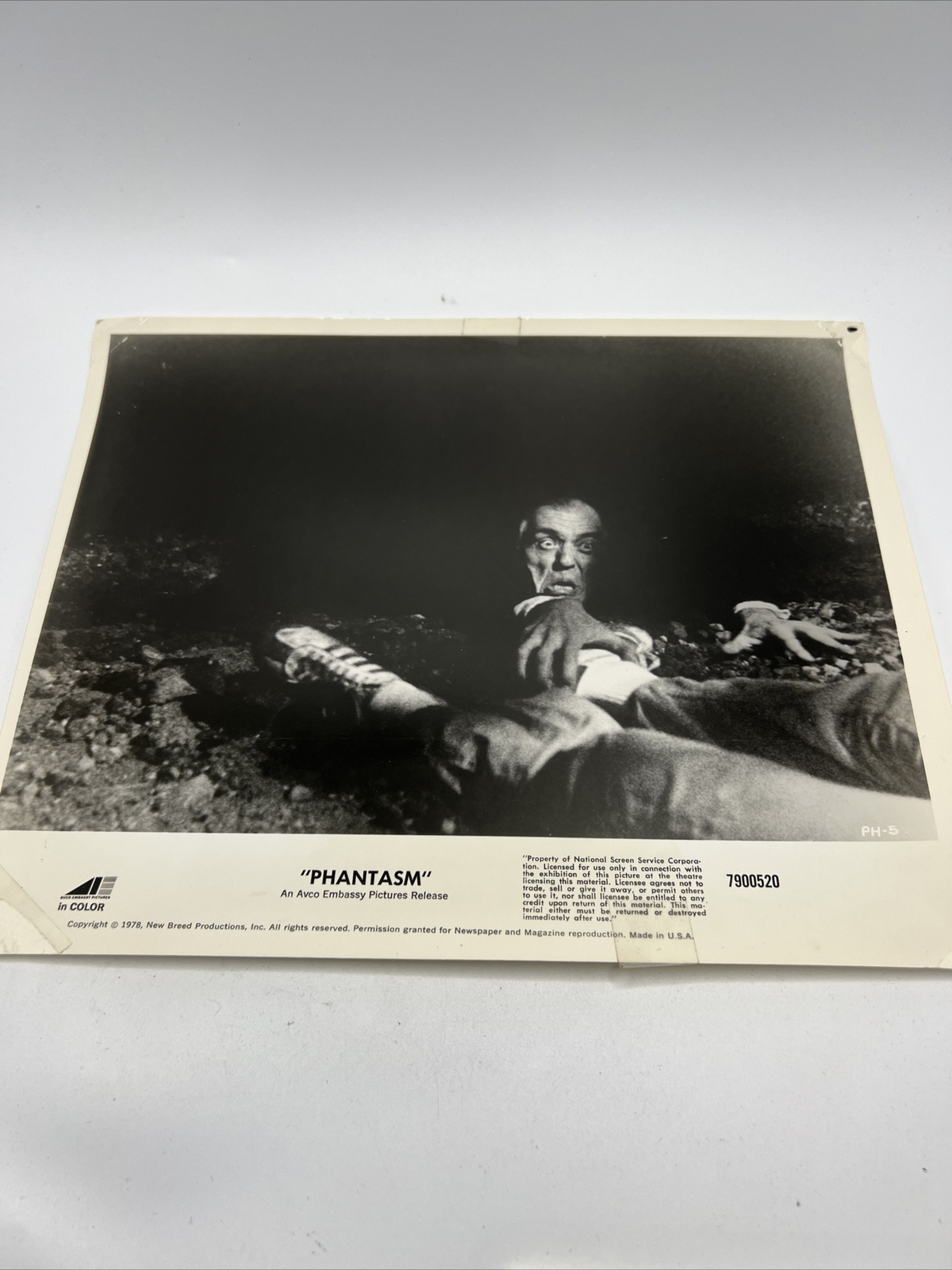 3-Stills From “Phantasm" 1979 Horror Film W/Michael Baldwin Photographs ...