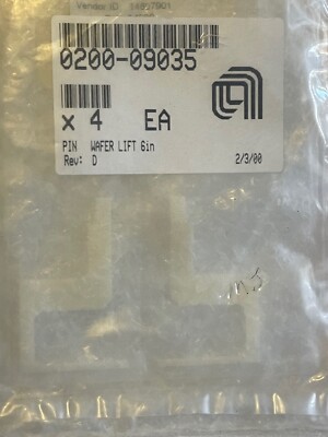 0200-09035; WAFER LIFT 6" inch, APPLIED MATERIALS (SET OF 4) ORIGINAL ...