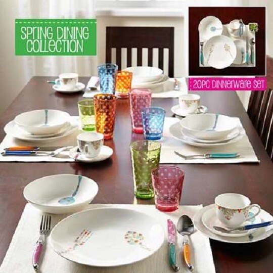 Spruce & Folk Dinnerware Dinner Set Kitchen Home Decor | eBay