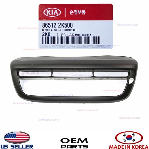 Genuine Front Bumper Trim Center Cover Grille OEM 2012-2013 Kia Soul ...