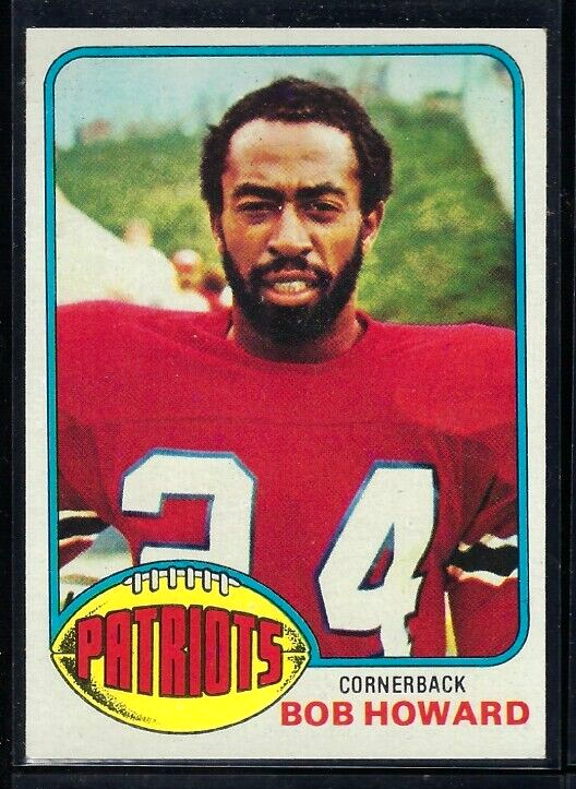 1976 Topps Football #402 - Bob Howard - New England Patriots | eBay
