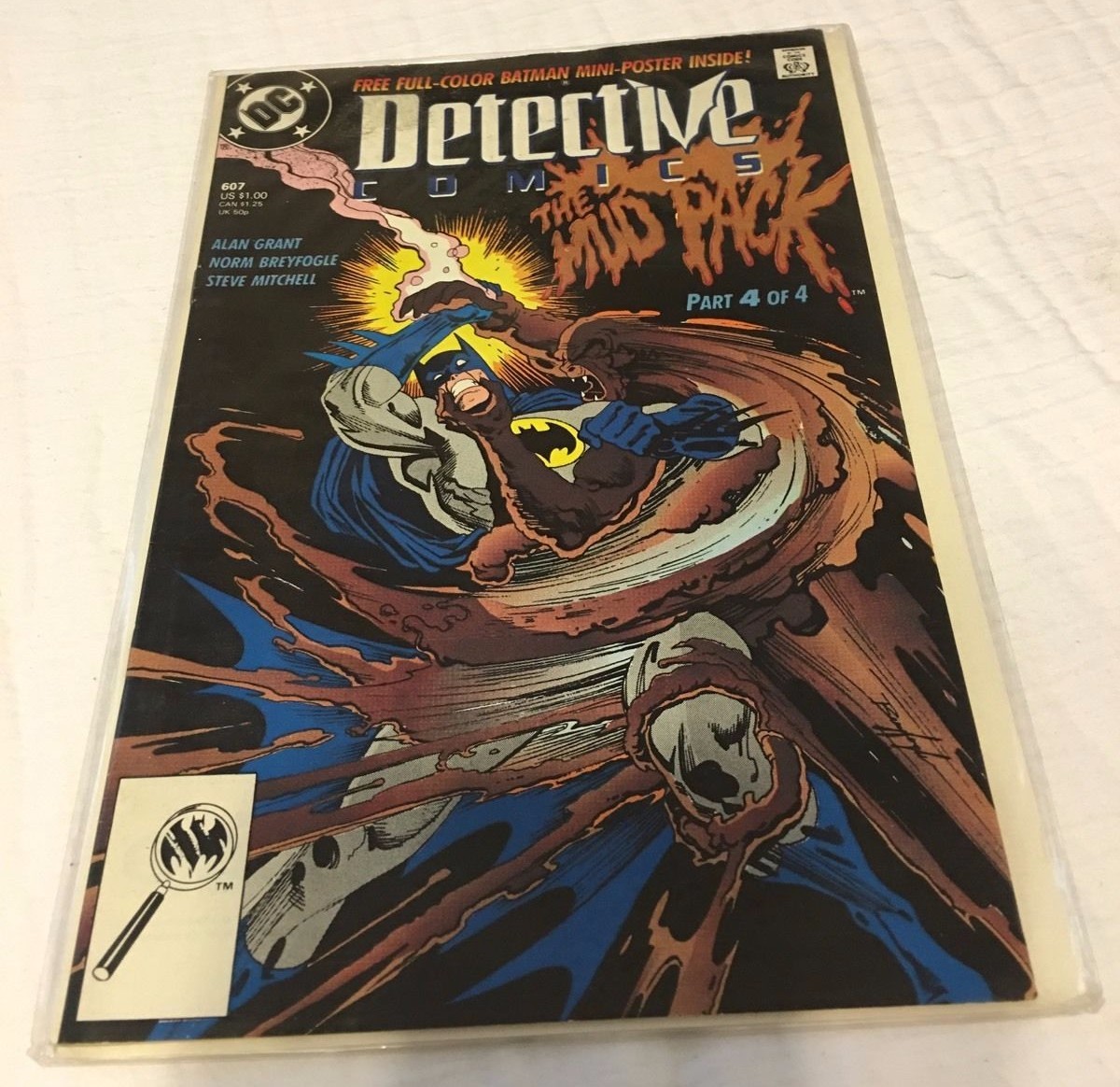 DC COMICS BATMAN DETECTIVE COMICS VOL 1 # 607 NOV 1989 THE MUD PACK ...