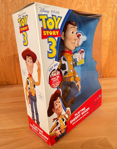 Thinkway Disney Pixar Toy Story 3 Talking Sheriff Woody for sale online ...