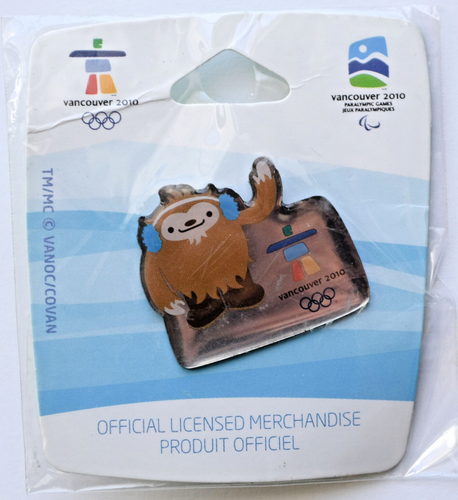Vancouver Olympic 2010 Pin Logo Quatchi Mascot Sasquatch | eBay