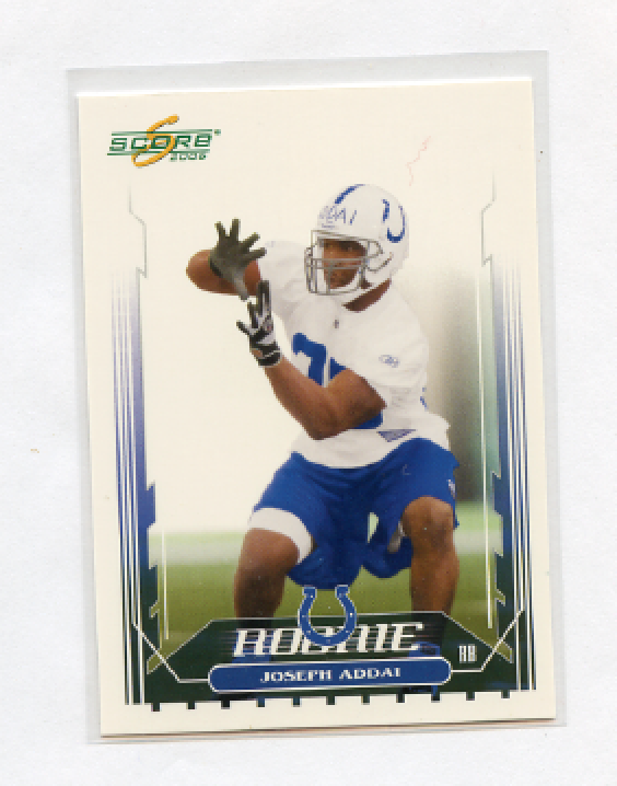 2006 SCORE # 377 JOSEPH ADDAI , ROOKIE , LSU | eBay