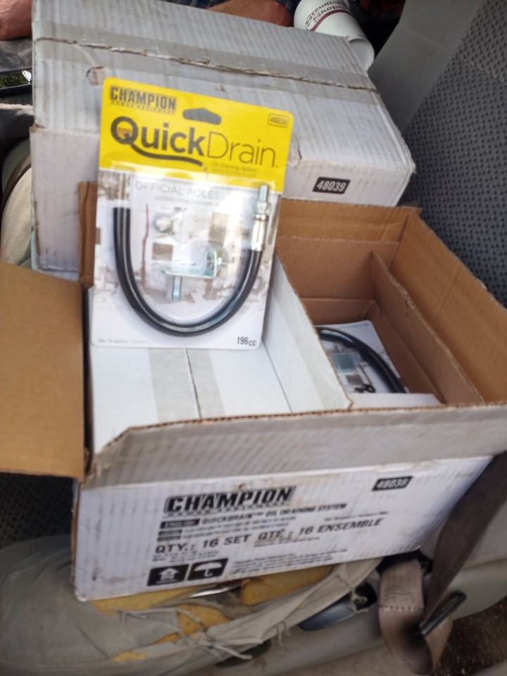 Champion Quick Drain Oil Draining System 48038 For Champion Power ...