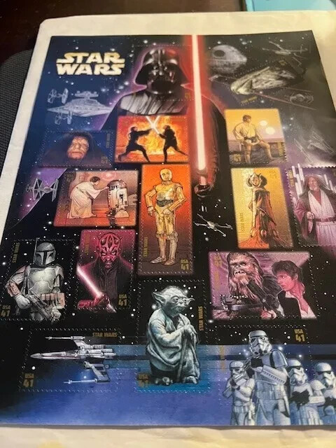 USPS 2007 Star Wars 30th Anniversary 41 cent Droid Postage Stamp MINT ...