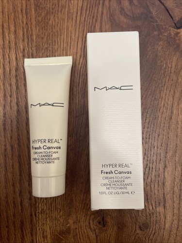MAC Hyper Real Fresh Canvas Cream To Foam Cleanser-Deep But Gentle ...
