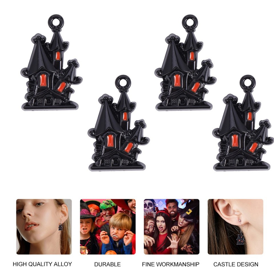 20 Pcs Wicked Items Merch Fall Halloween Charms Jewelry Goth Earrings ...