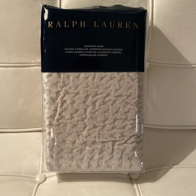 Ralph Lauren Dover Street Norris Euro Sham Gray Velvet NIP $285 | eBay