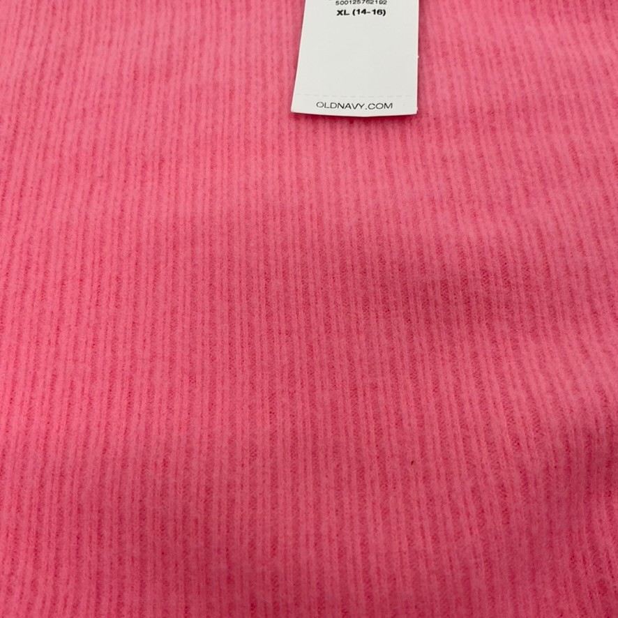 Girls Lightweight Sweater 14-16 Pink Ribbed Long-Sleeve Top Y2K ...