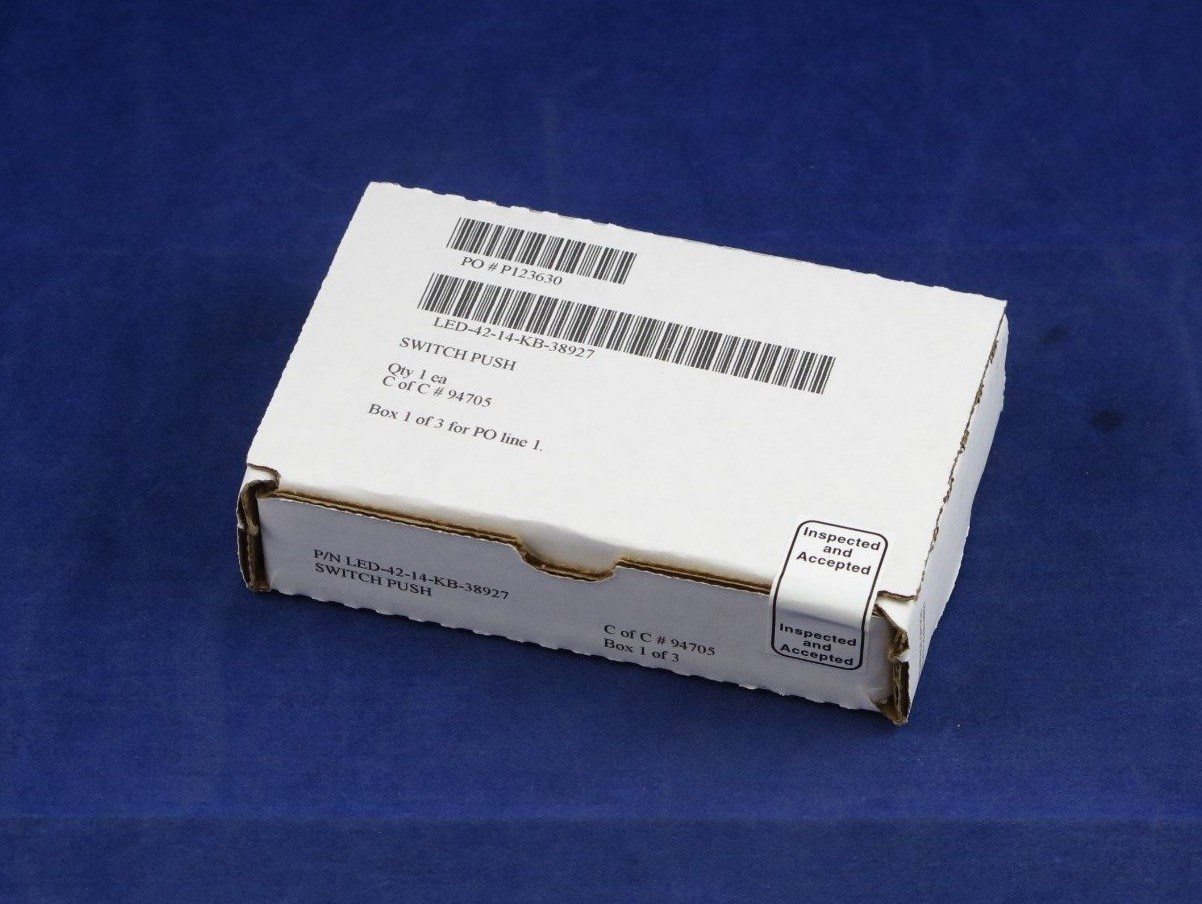 Vivisun GPS / MO Annunciator Push Switch P/N LED-42-14-KB-38927 New ...