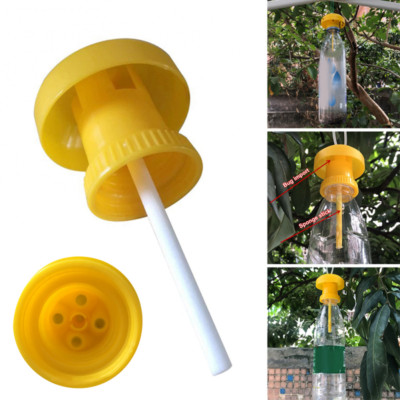 1Pcs Fruit Fly Catcher, Plastic Fly Catcher, Yellow Fruit Fly Catcher ...