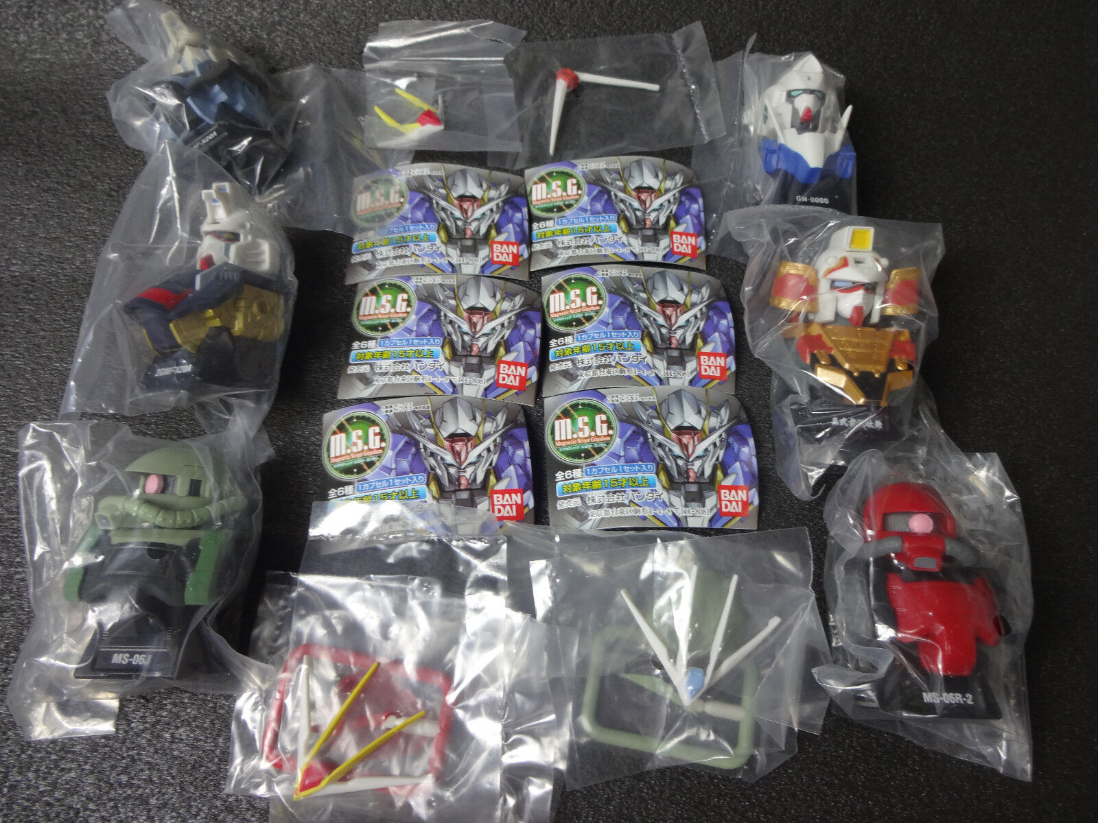 Gundam Figure Gashapon Magnetic Scout Gundam All 6 Types BANDAI JAPAN ...