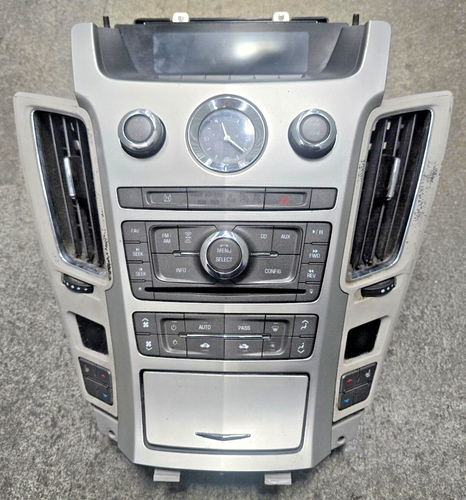 2008-2012 Cadillac CTS A/C Heater Radio Climate Control Panel Bezel OEM ...