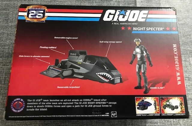 2007 Hasbro Gi Joe Target 25th Anniversary Night Specter Grand Slam for ...