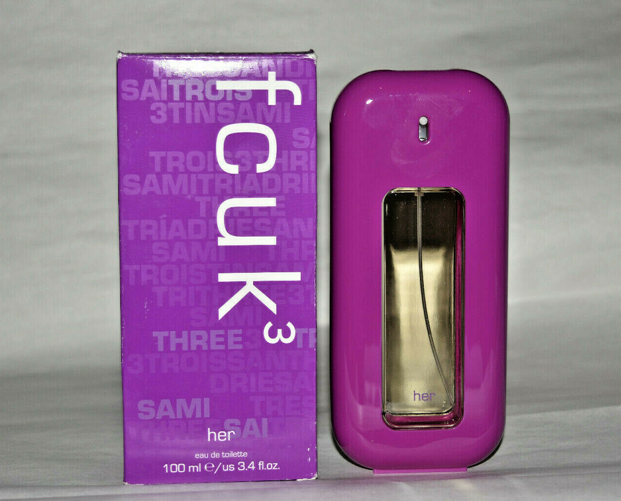 French Connection FCUK HER Summer Three Connect de Toilette spray 3.4 U ...