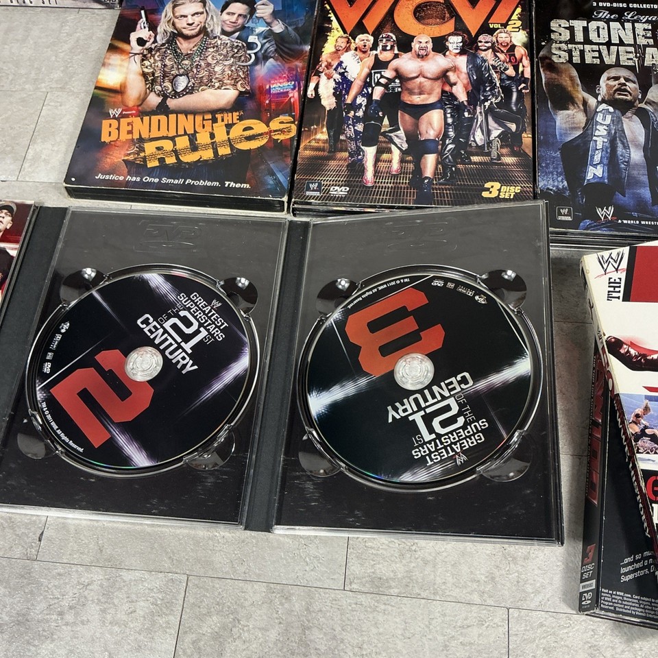 Wrestling DVD Lot Of 11 Sets WWE- WCW- WWE all Tested Working | eBay