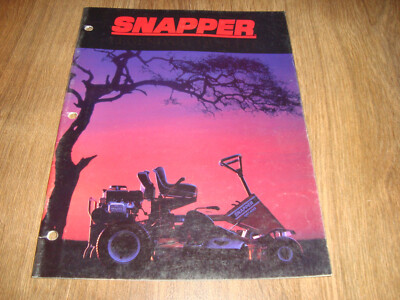 Snapper Legendary Quality Products Catalog A9701 | eBay