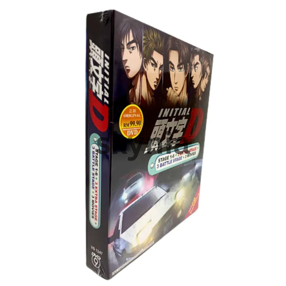 INITIAL D COMPLETE Stage 1-6 +3 Movie +3 Extra Stage +3 Battle +CD OST ...
