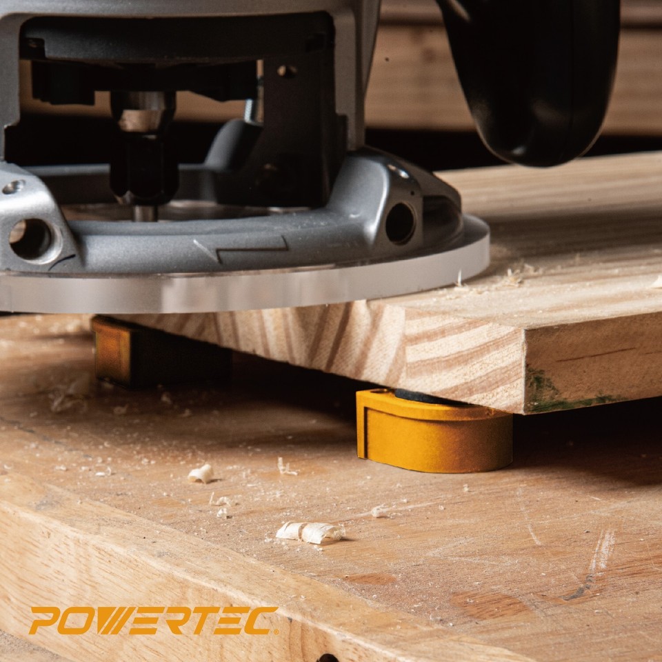 POWERTEC Deluxe Bench Dog | 12 Pack | Non Marring Nylon Woodworking ...
