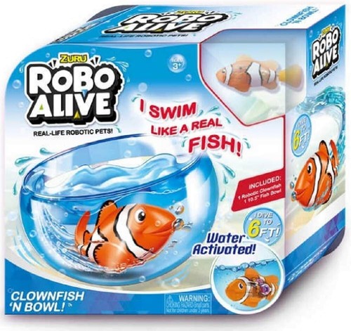 ZURU ROBO ALIVE FISH - LIFELIKE ROBOTIC FISH - Water Activated ...
