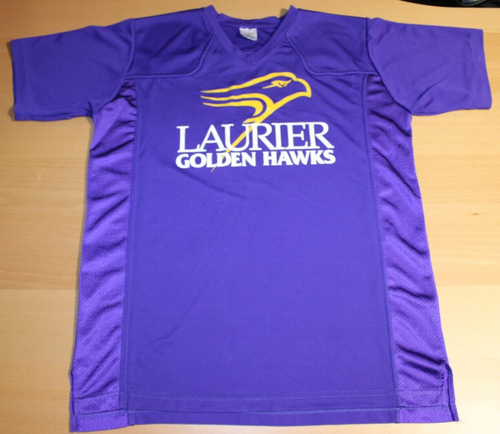 Wilfrid Laurier University Golden Hawks Logo Short Sleeve Shirt Large ...