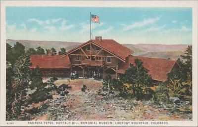 Postcard Pahaska Tepee Buffalo Bill Memorial Museum Lookout Mtn CO | eBay