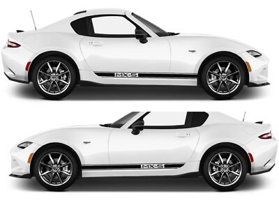 Fits Mazda MX5 Side Stripes Graphics Decals Custom 01 | eBay