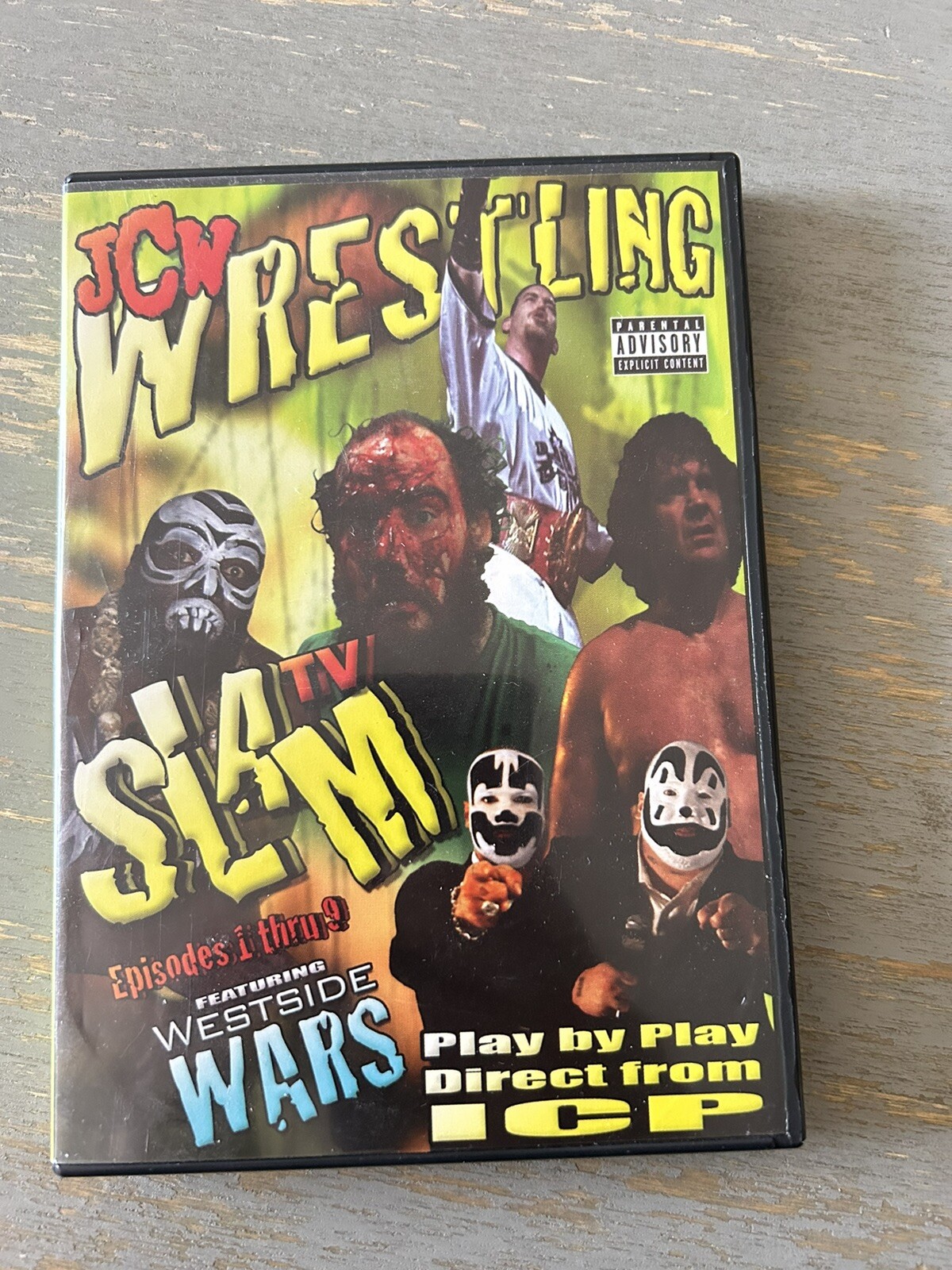 JCW Wrestling - Slam TV Episodes 1-9 DVD ICP Insane Clown Posse Juggalo ...