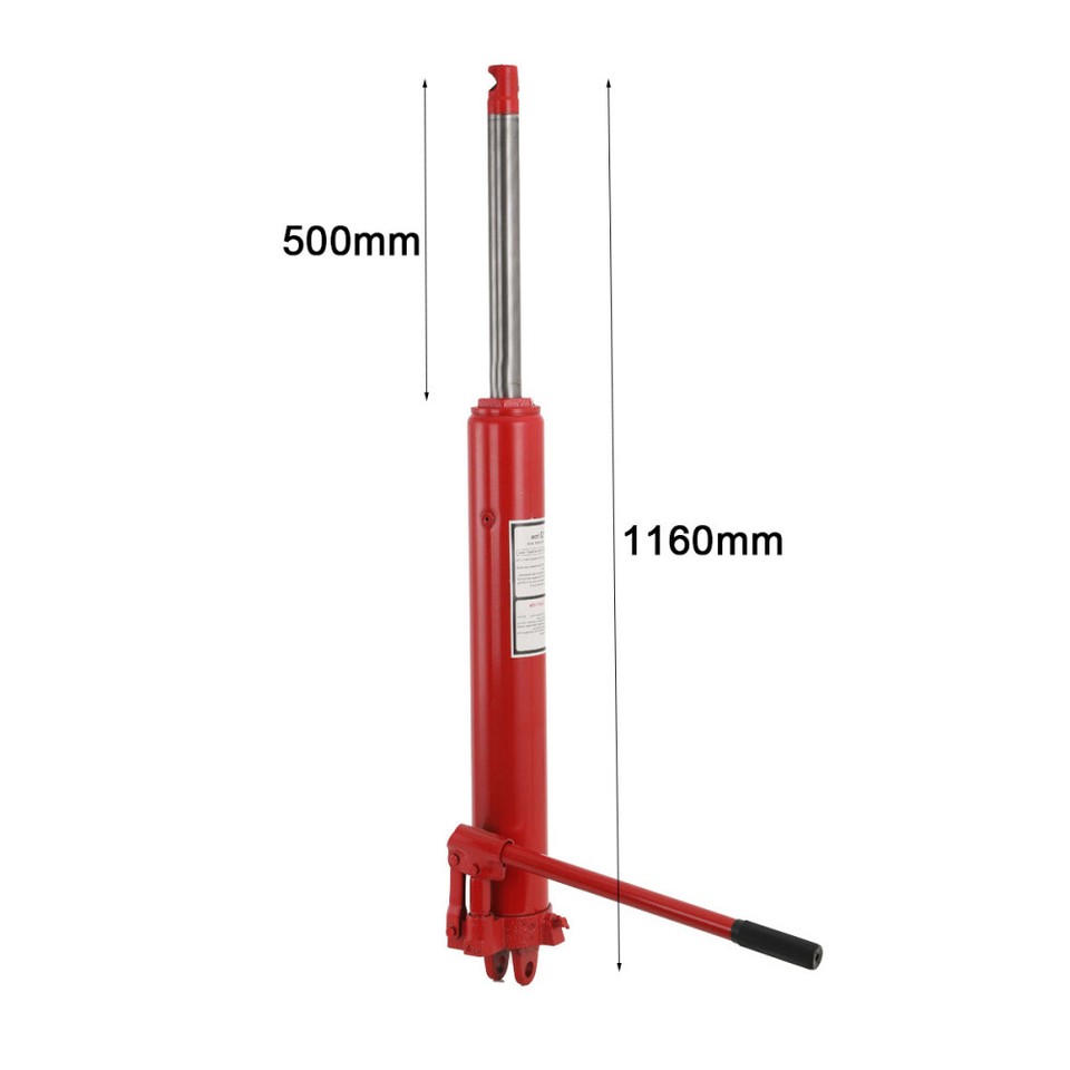 12Ton Hydraulic Long Ram Jack 500mm Manual Cherry Picker Engine Hoist ...