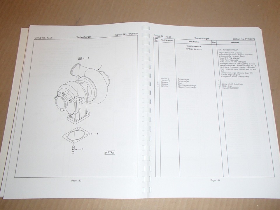 Cummins QSL9 CM850 Generator Engine Parts Manual | eBay