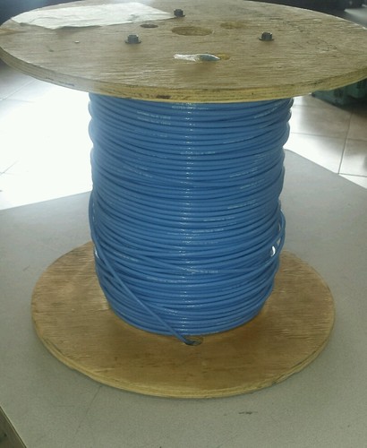 (25 FT) Allied Wire M22759/34-8-6 (8 awg) Blue Electrical Wire 133/C ...