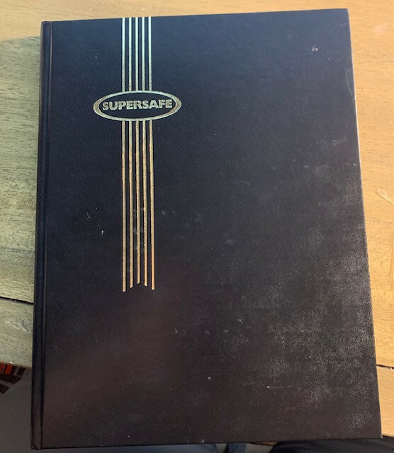 Supersafe Stamp Album W-4/8 16 white pages Stockbook, 9" x 12" with ...