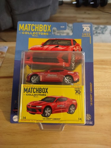 2024 Matchbox Collectors Red 16 Chevy Camaro Real Riders | eBay