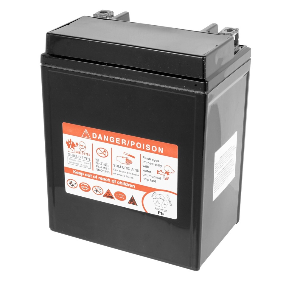 Caltric AGM Battery for Kawasaki KL650A KL650B KE650E KLR650 1987-2018 ...