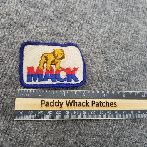 Vintage Mack Trucks Patch Trucking Trucker Freight 70s 80s Stained ...