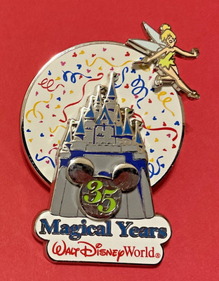 DISNEY WDW - Castle & Tinker Bell - 35th Anniversary 51408 NEW ON ...