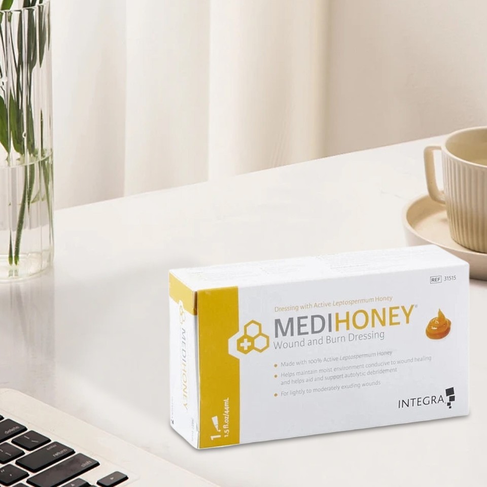 INTEGRA MEDIHONEY Gel, Wound and Burn Dressing, (1.5 fl. oz. / 44 mL ...