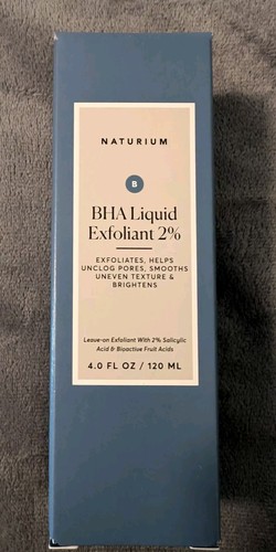 Naturium BHA Liquid Exfoliant 2% Salicylic Acid & Bioactive Fruit Acids ...