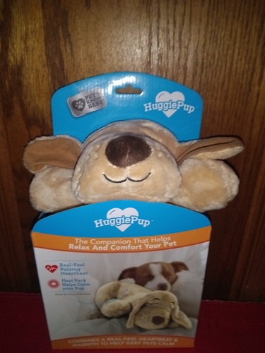 New Huggie Pup Anxiety Comforting Dog Heat Pack w/ Real Feel Pulsing ...