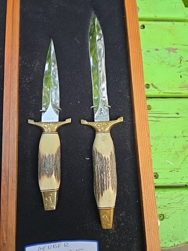 Gerber Mark I Mark II Presidents Collection Stag Horn Daggers 939/1000 ...