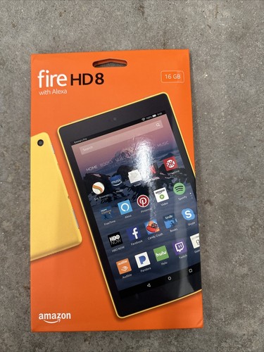 Amazon Fire HD 8 16gb Tablet Canary Yellow 7th Gen With Alexa | eBay