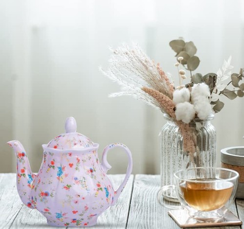 European Ceramic Teapot Coffee Pot Water Pot Porcelain Vintage Gift Tea ...