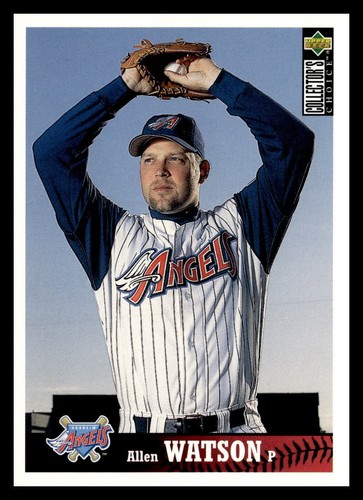 1997 Collector's Choice #253 Allen Watson Anaheim Angels Baseball Card ...
